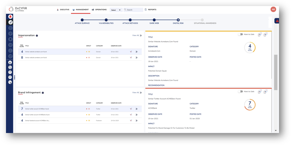 CYFIRMA 脅威ディスカバリー & 脅威インテリジェンスプラットフォーム - CYFIRMA