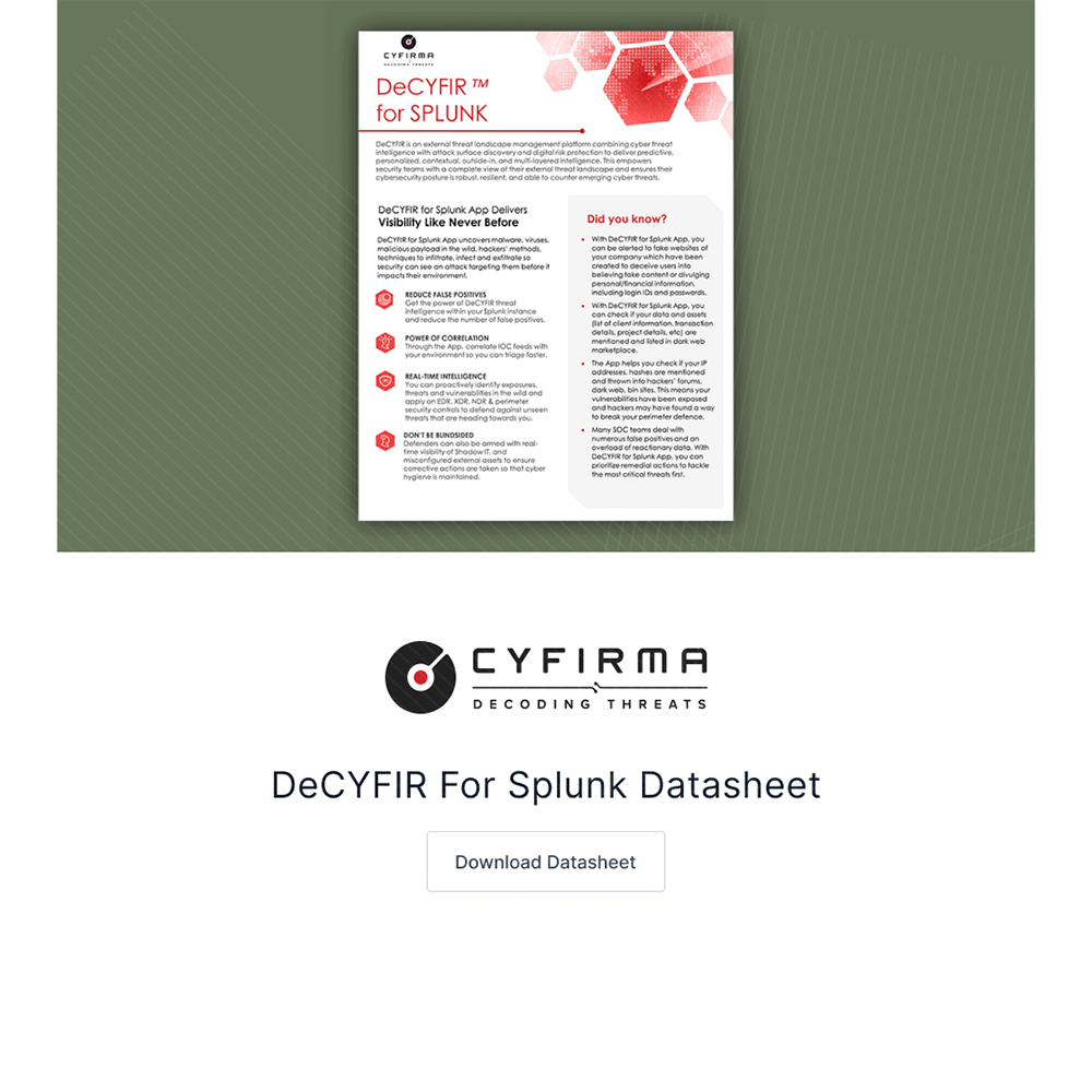 Cyfirma - Cybersecurity Company | Cybersecurity Solutions Firm